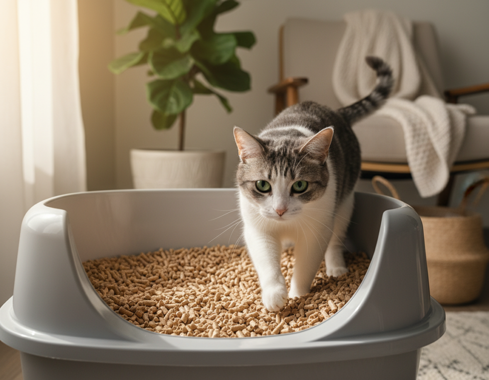 Nisip din peleți de lemn pentru pisici – Tot ce trebuie să știi despre ...